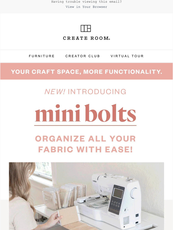 The Original Scrapbox: NEW! Mini Bolts fabric organizers | Milled