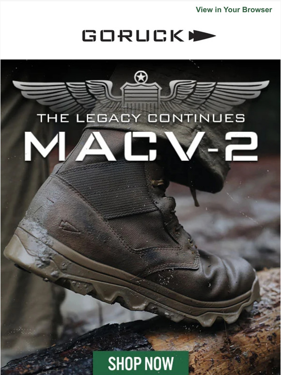 GORUCK: MACV-2: Ready When You Are | Milled