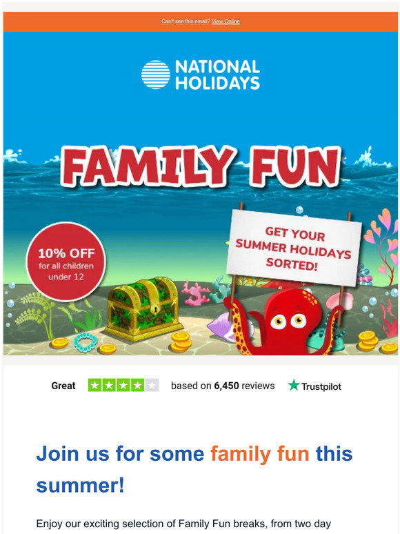 National Holidays: Join us for some family fun this summer! | Milled