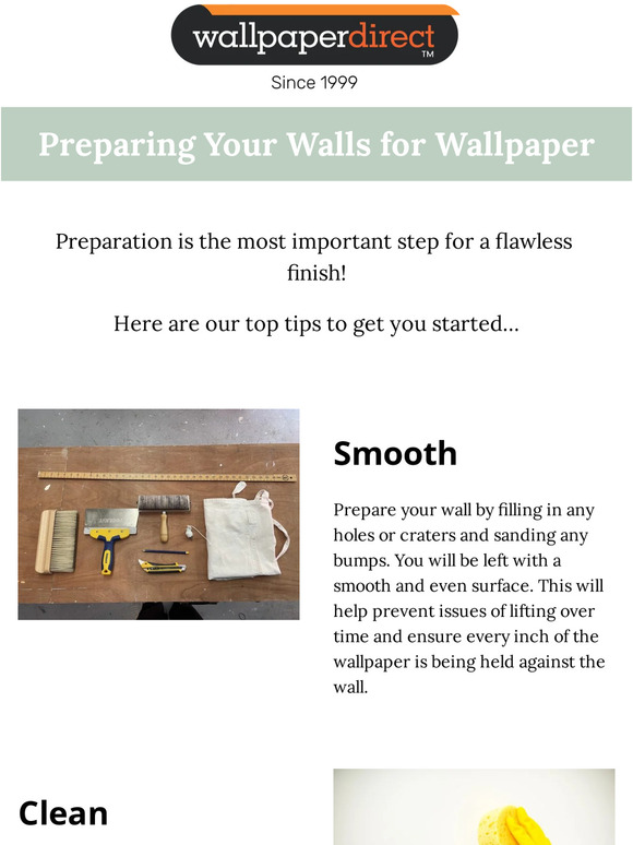 Wallpaperdirect: Top Wallpaper Tips To Prepare Your Walls... | Milled