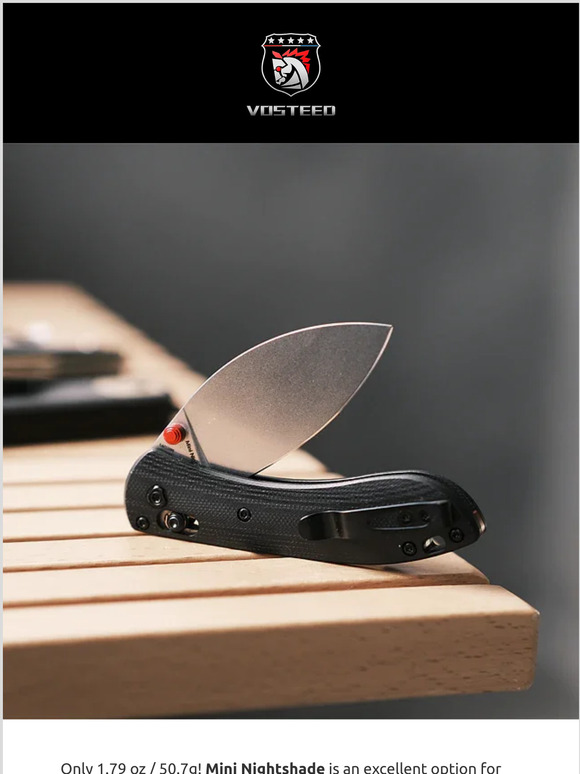 Vosteed: NEW KNIFE! The smallest knife that Vosteed has made so far ...