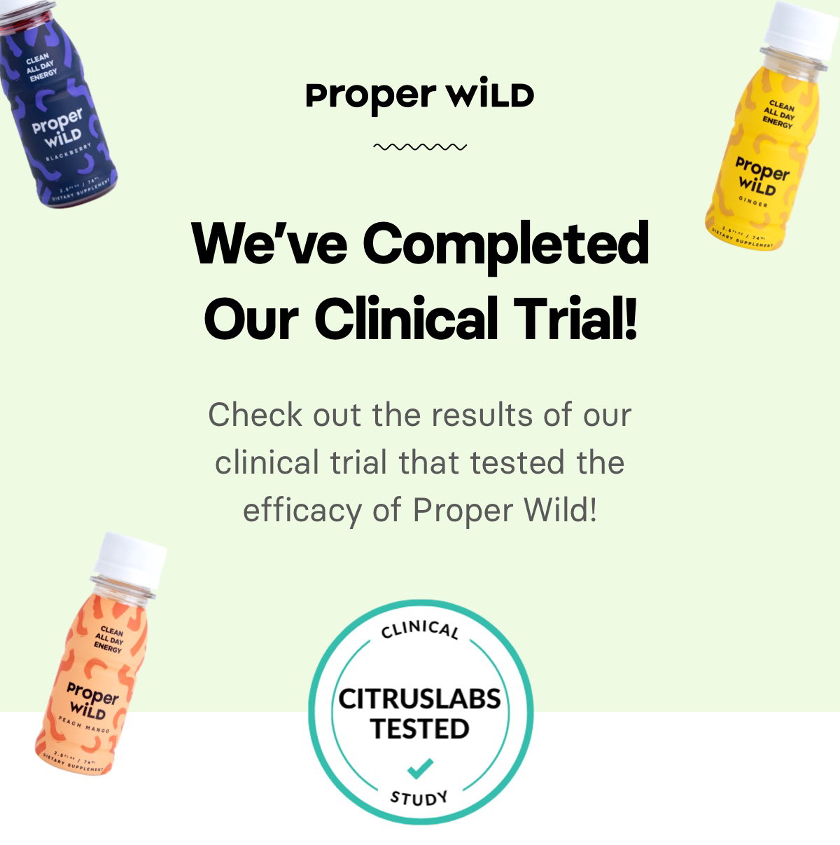 Proper Wild: Proper Wild Clinical Study: COMPLETE - What Were the ...