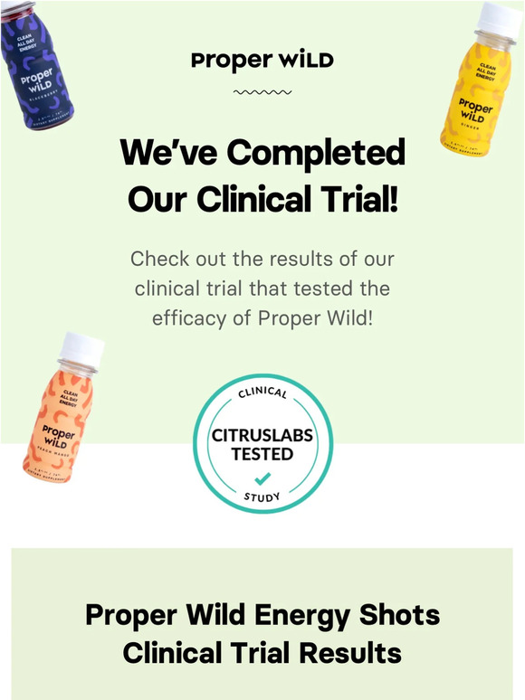 Proper Wild: Proper Wild Clinical Study: COMPLETE - What Were the ...