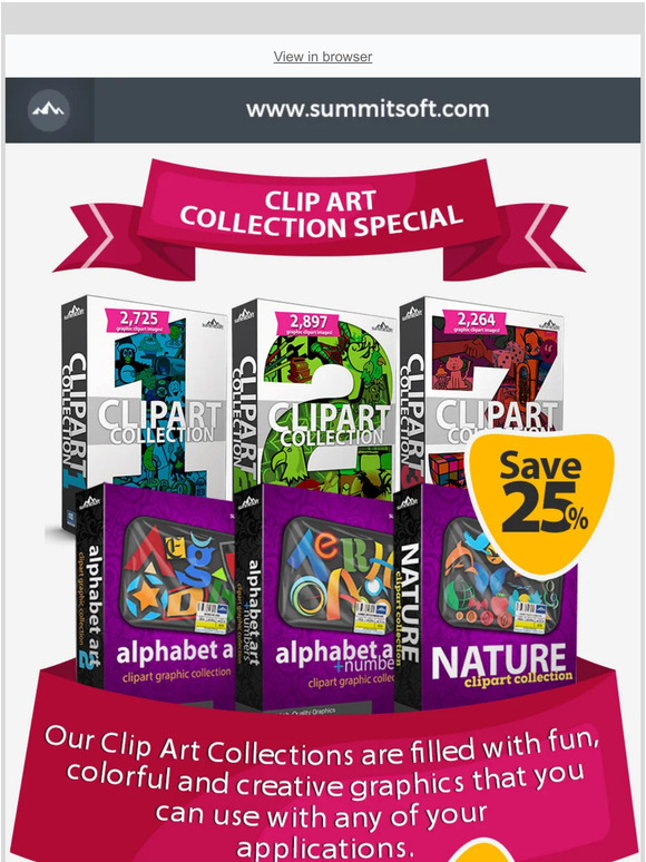 Summitsoft: Clip Art Collections and Clip Art Specialty Packs | Milled