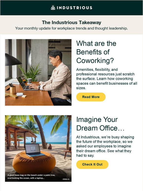Industrious: Where do you work best? | Milled