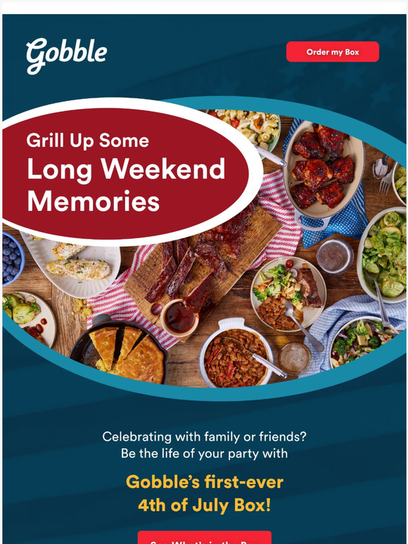 Gobble: Gobble’s first-ever 4th of July Box is here! 🇺🇲 | Milled