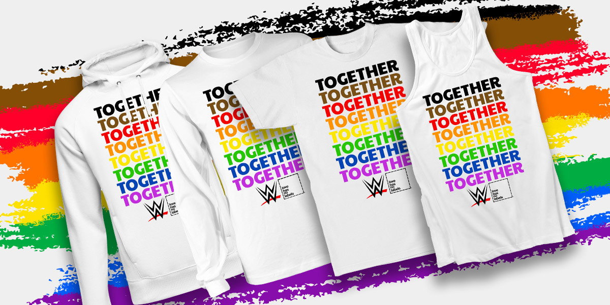 WWE Shop: Join WWE & Love Has No Labels in honor of Pride Month | Milled