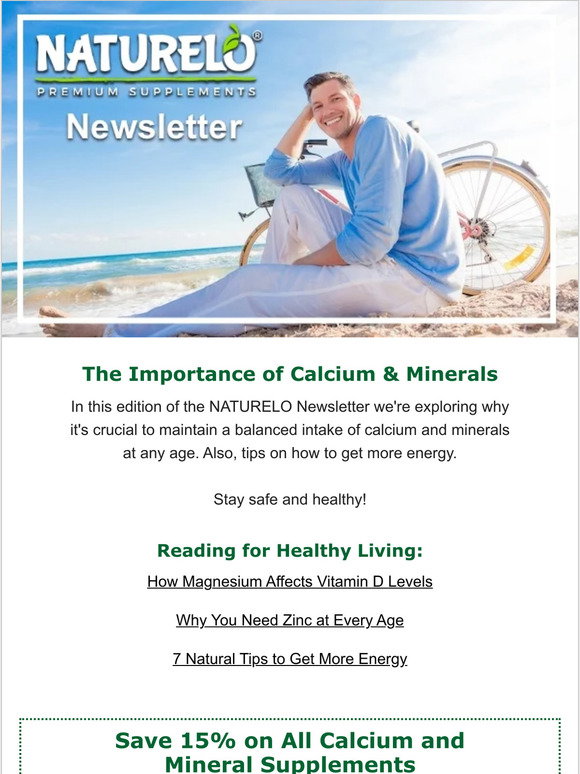 Naturelo: Do You Know Why Calcium and Minerals Are So Important? | Milled