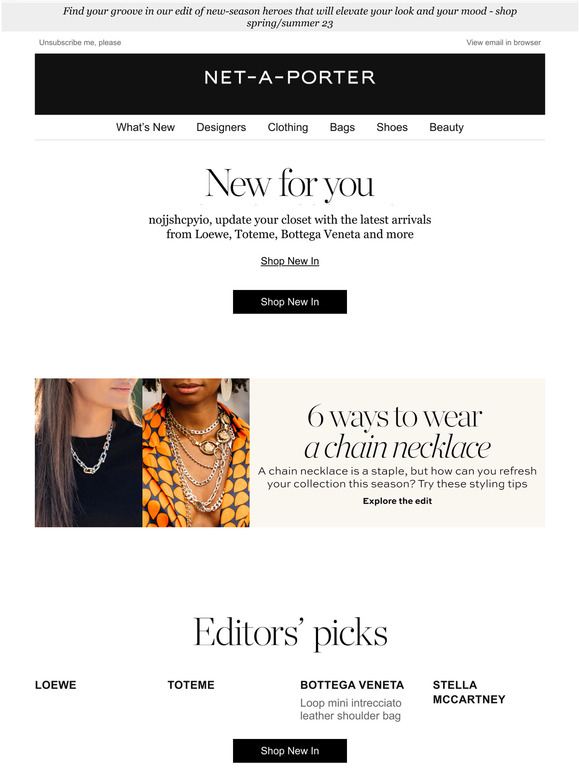 Net-A-Porter: Weekend plans? Find something new here | Milled
