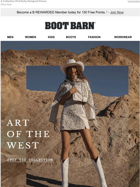 Boot Barn: Wearable Art: Elevated Western Details | Milled