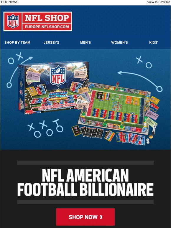 NFL: NEW! NFL American Football Billionaire Board Game! | Milled