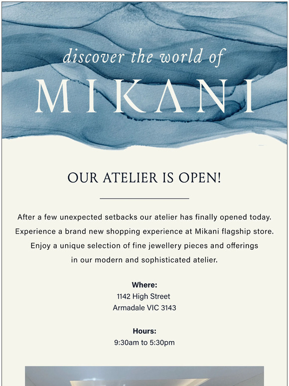 Mikani: The Mikani Atelier is Open! | Milled