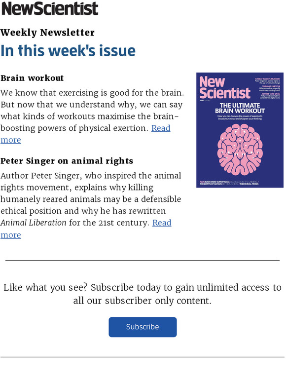 New Scientist: The ultimate brain workout | Milled