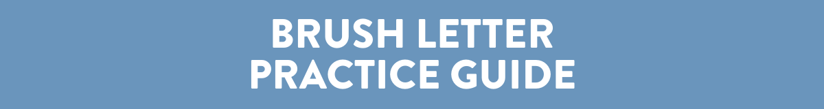 MJHdesigns: Wispy Script Brush Lettering Style Worksheets | Milled