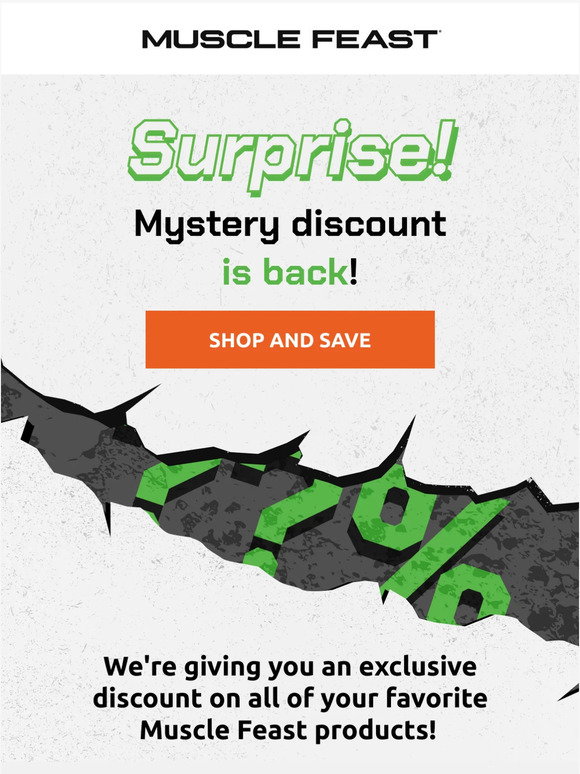 Muscle Feast: A Mystery Discount is Waiting For You Inside | Milled