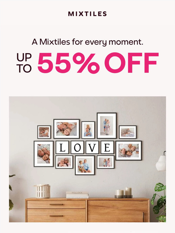 Mixtiles: Inspiring photo wall arrangements inside! | Milled