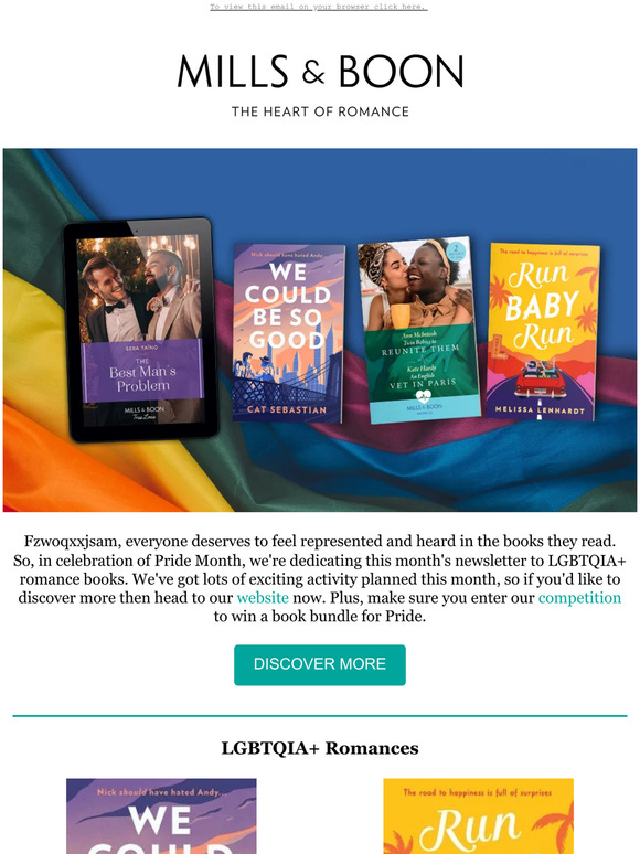 Mills & Boon: —, discover the latest titles from Mills & Boon 🏳️‍🌈 | Milled