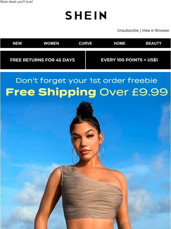 SHEIN: 🎁 Unveiling Your Free First Order Surprise! Limited Time Only! 🎉 ...