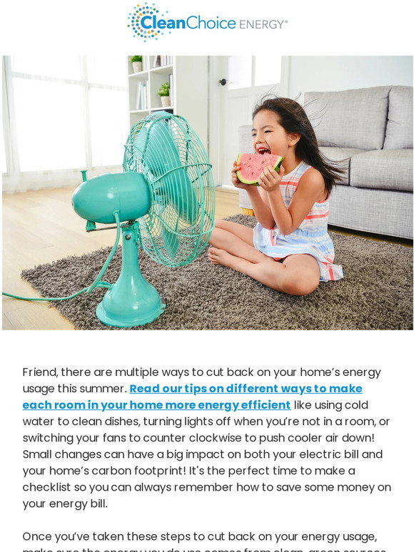 CleanChoice Energy: Reduce your energy usage and your carbon footprint ...