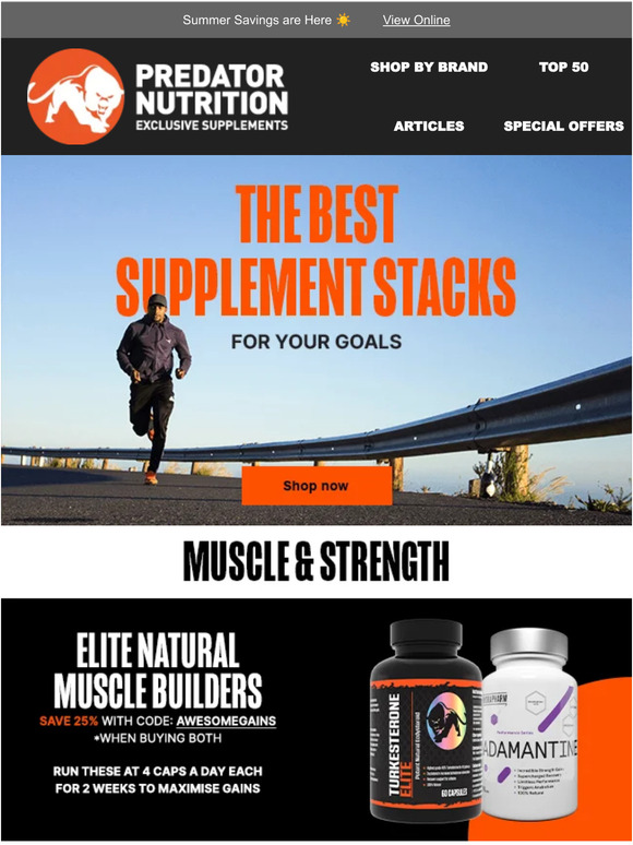 Predator Nutrition: Best Supplement Stack for your Goal 🎯 | Milled