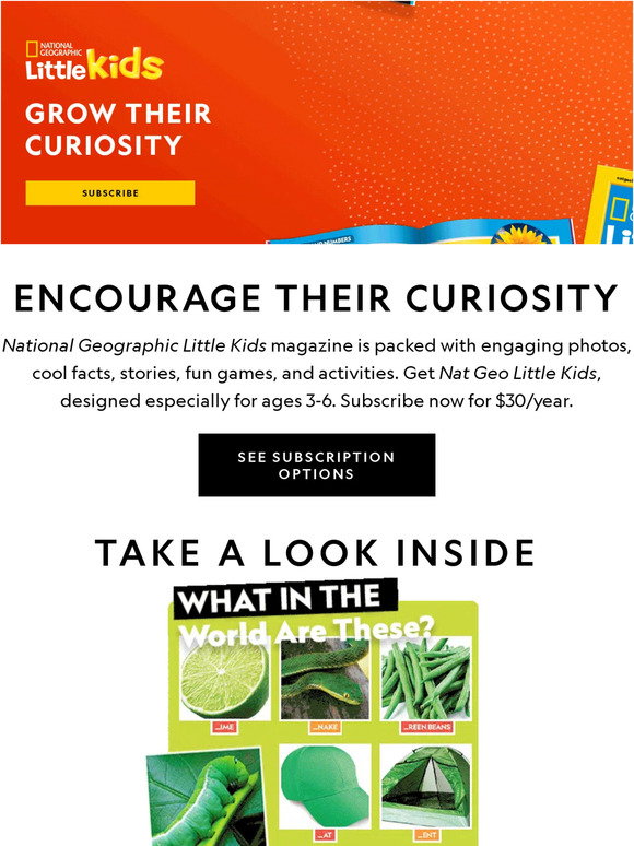 National Geographic: Inspire the joy of learning with Nat Geo Little ...