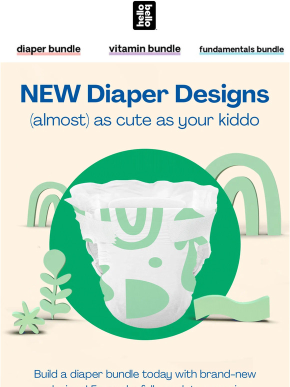 Hello Bello: Color your world with playful new diaper designs! | Milled