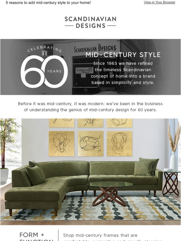 Scandinavian Designs: Celebrating 60 Years of Mid-Century Modern Style ...