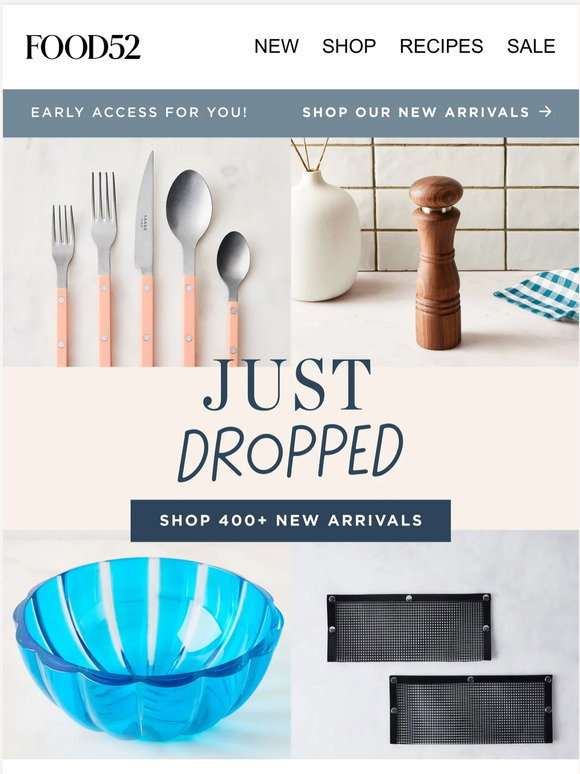Food52: Early access ☀️ 400+ new arrivals for grilling season. | Milled