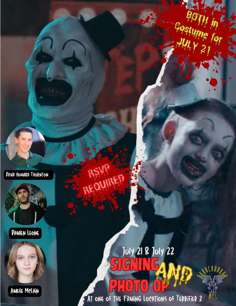 Abracadabra: Terrifier 2 In-Store Photo Ops & Signing w/ Art the Clown ...