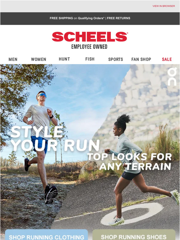 Scheels: Style Your Run: All-Terrain Looks! | Milled