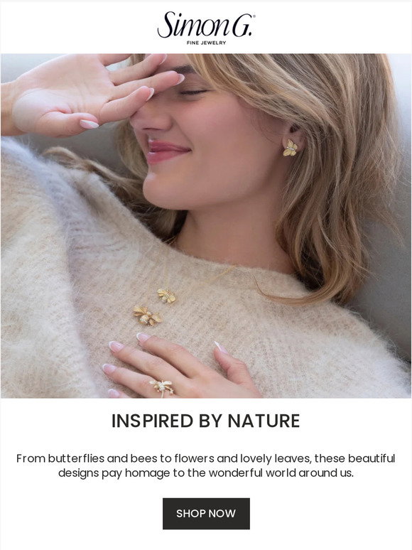 Simon G Jewelry: Explore the Inspired by Nature Collection | Milled