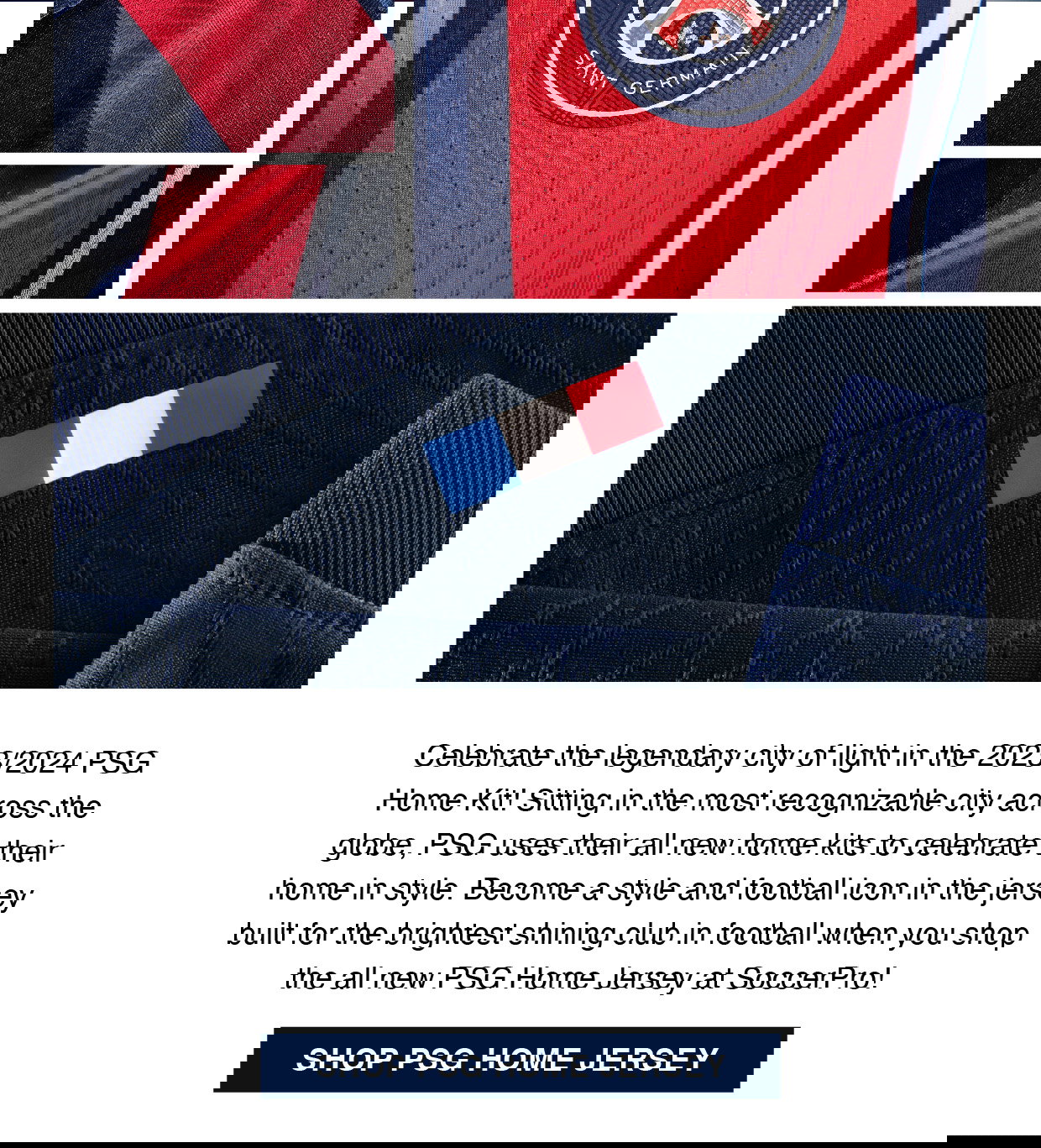 SoccerPro: New Release! PSG 2023/24 Home Jersey | Milled