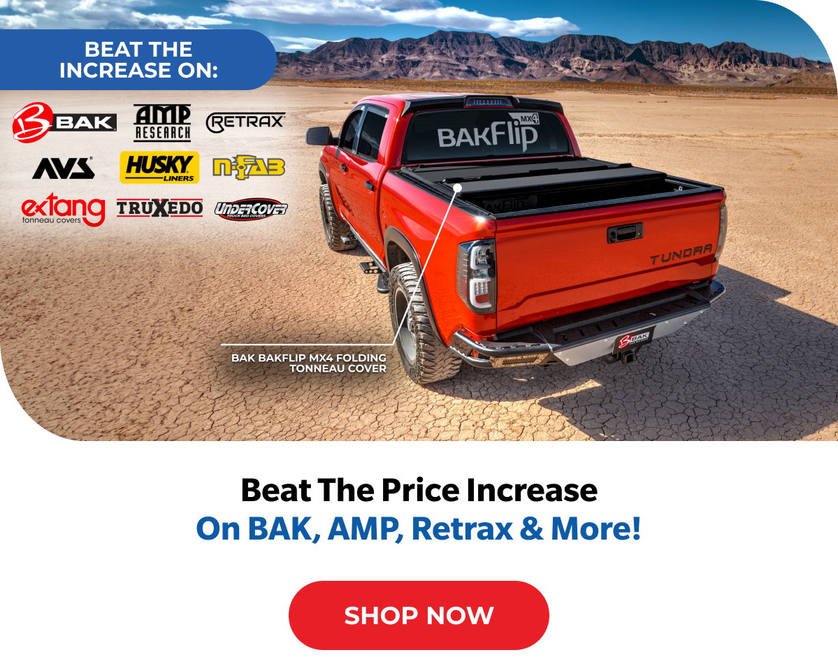 AutoAnything: Beat the price increase on: BAK, AMP, Retrax & More! | Milled