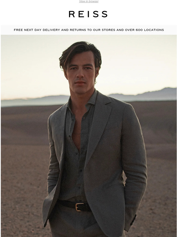 Reiss UK Email Newsletters: Shop Sales, Discounts, and Coupon Codes