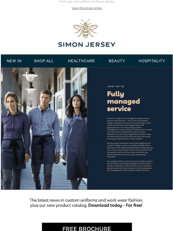 Simon Jersey: Download: Your uniform brochure | Milled