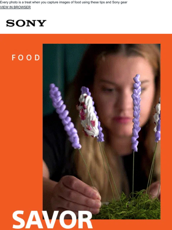 Sony: Make Stunning Food Pics & Videos | Tips + Tech | Milled