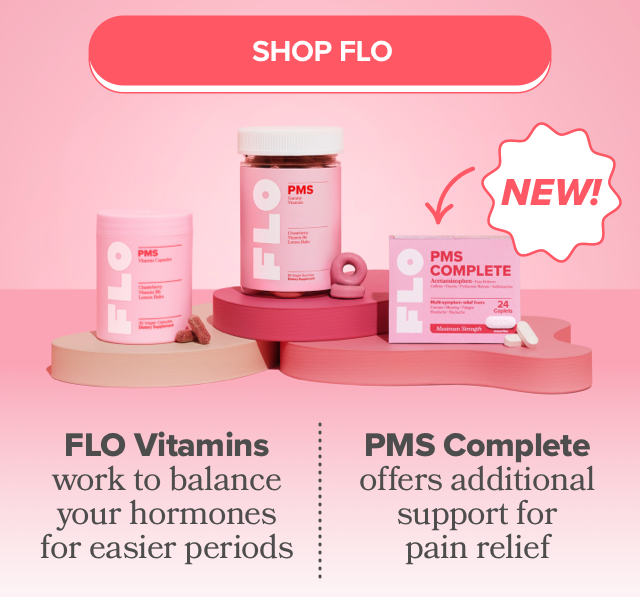 Flo Vitamins: NEW: Total PMS Relief | Milled
