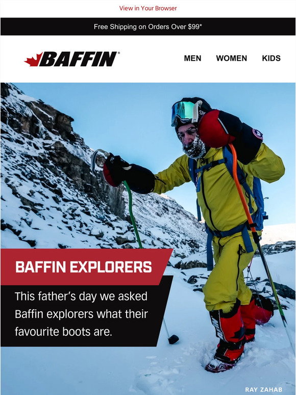 Baffin: Baffin Explorers Celebrate Father's Day | Milled