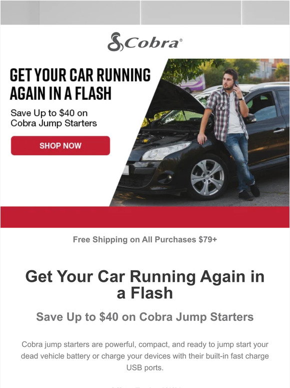 Cobra Electronics: Get Your Car Running Again in a Flash ⚡ | Milled