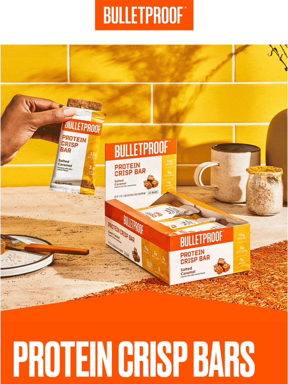 Bulletproof: All About Protein Crisp Bars | Milled