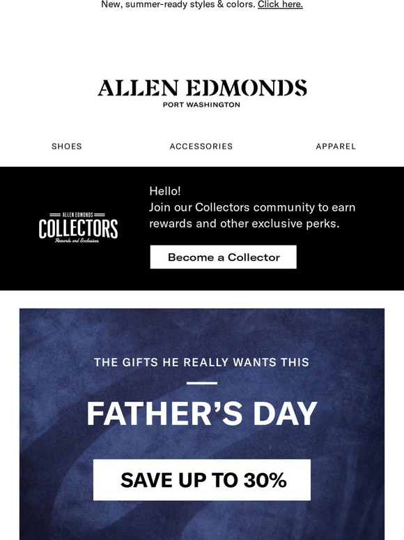 Allen Edmonds: Fresh gifts for Father’s Day | Milled
