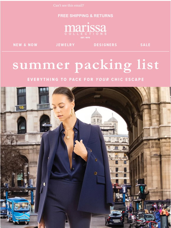 Marissa Collections: Marissa Collection's Summer Packing List | Milled