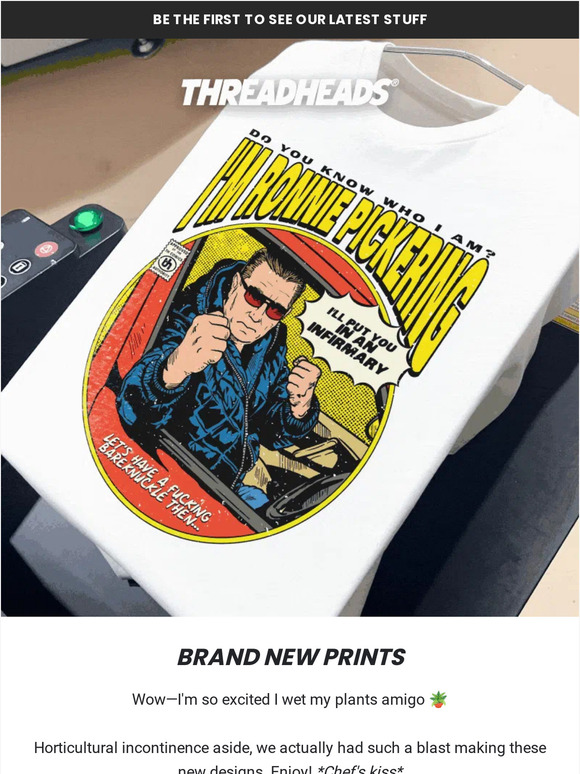 Threadheads: Check Our Newest Creations, Amigo 🔥 | Milled