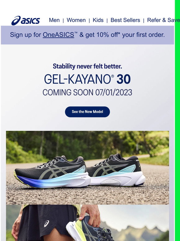 ASICS: Coming Soon: GEL-KAYANO® 30 | Milled