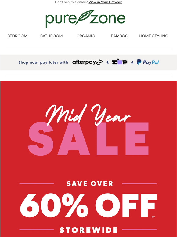 Pure Zone: Huge Savings Storewide // Over 60% OFF SALE NOW ON | Milled