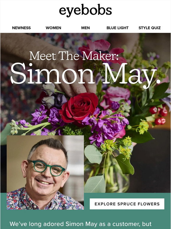 eyebobs eyewear: Meet Simon May.💐 | Milled