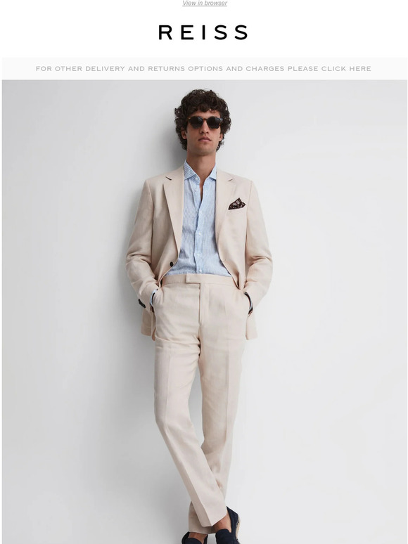 Reiss UK Email Newsletters: Shop Sales, Discounts, and Coupon Codes