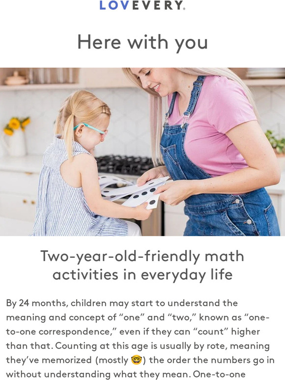 Lovevery: Two-year-old-friendly math activities in everyday life | Milled