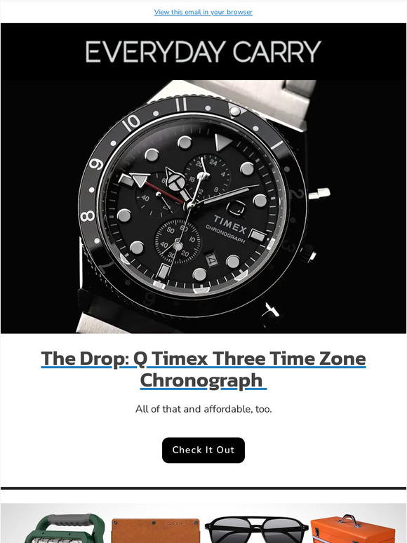 Everyday Carry: A Timeless Three Time Zone Timepiece Under Three Bills ...