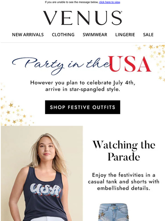 VENUS Fashion: July 4th Party Essentials Are Here | Milled
